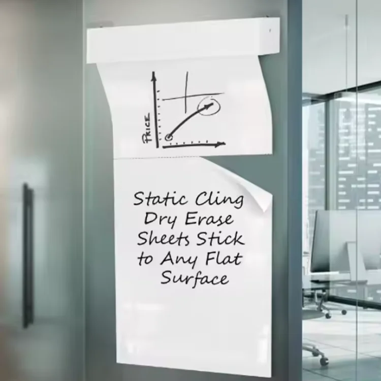 Stick and Write Electrostatic Whiteboard - Monthly Planner