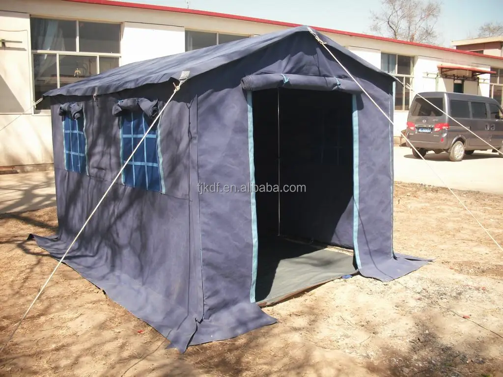 4x3m Canvas Wall Tent - Durable & Spacious Emergency Shelter