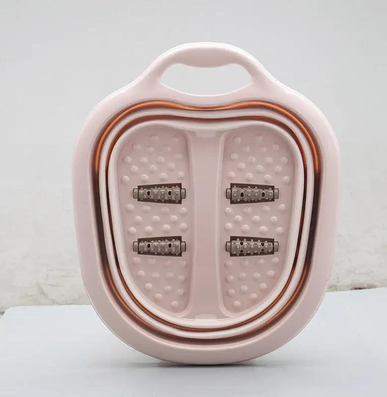 Portable Foot Massage Soaking Pail - Foldable Foot Spa