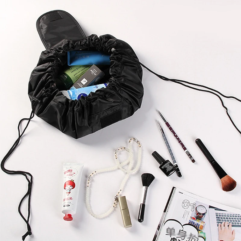 Fashion Unisex Portable Lazy Storage Toiletry Bag Makeup Pouch Large ...