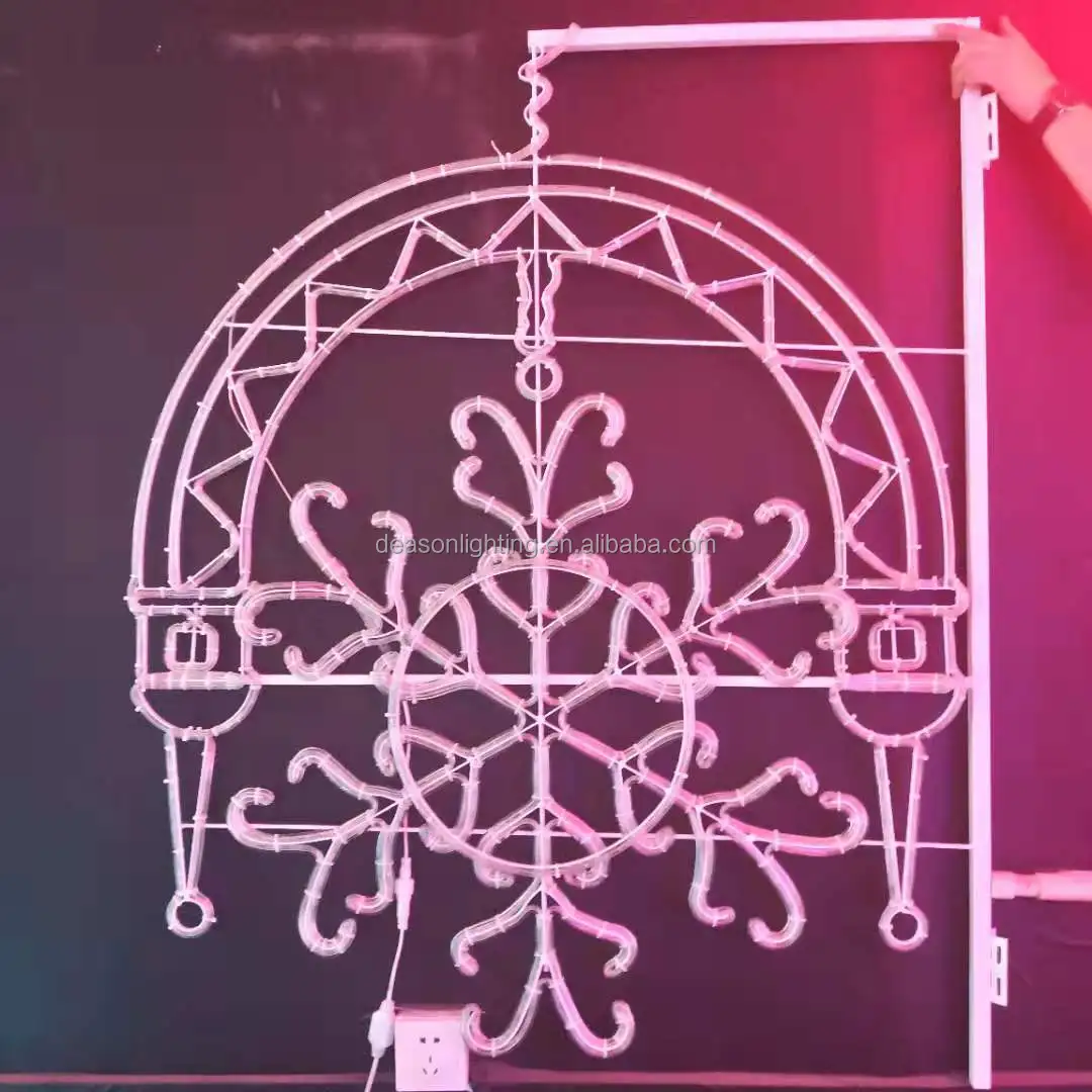 Decorative Street Light Pole Christmas Light Snowflake - Buy Street ...