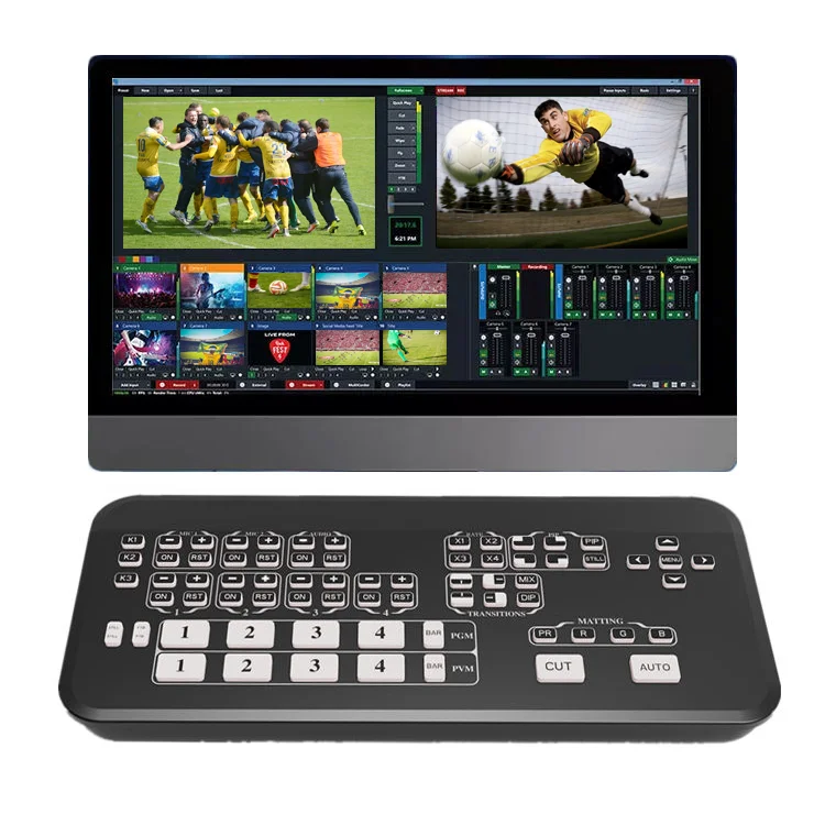 Kensence Live Broadcasting Equipment - 1080p Streaming Switcher