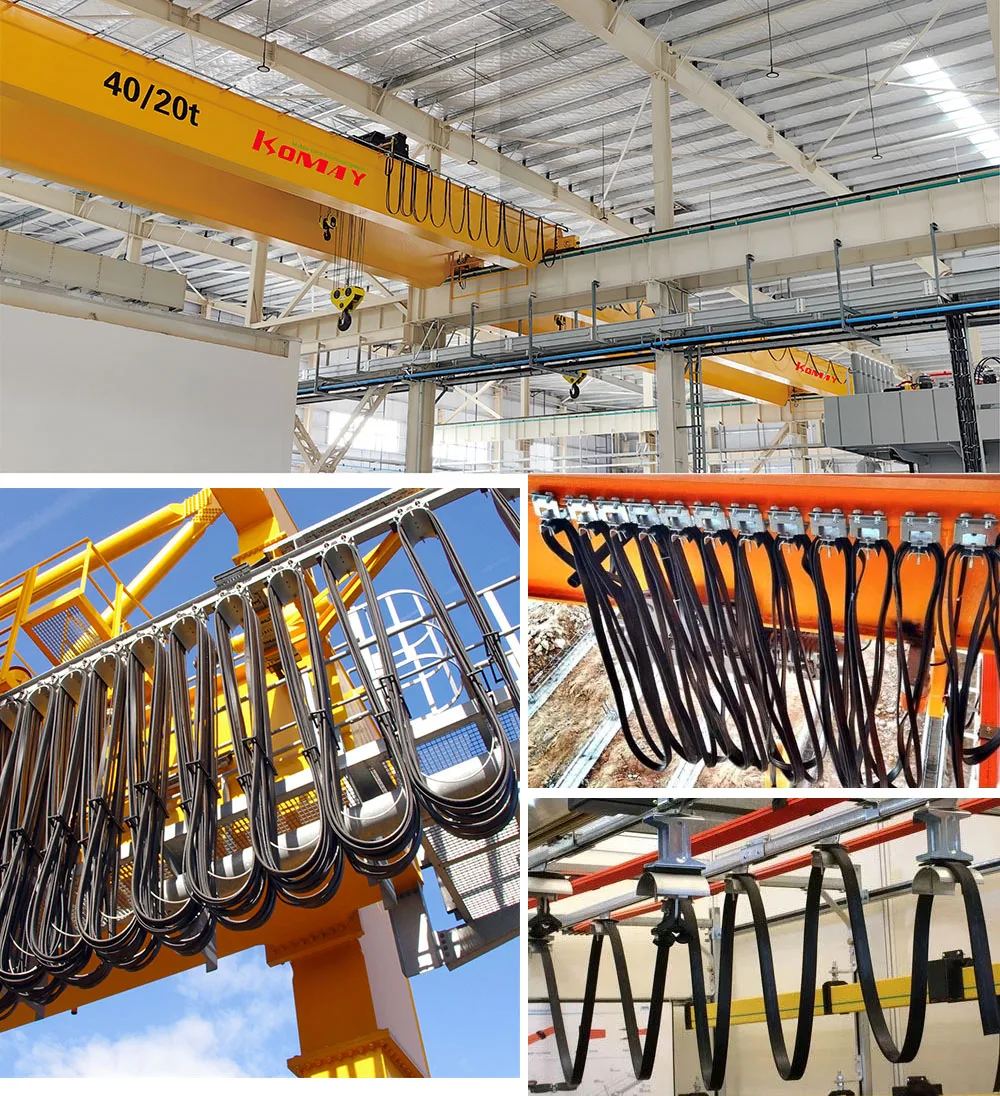 KOMAY I Beam Cable Trolley Crane - Durable & Efficient