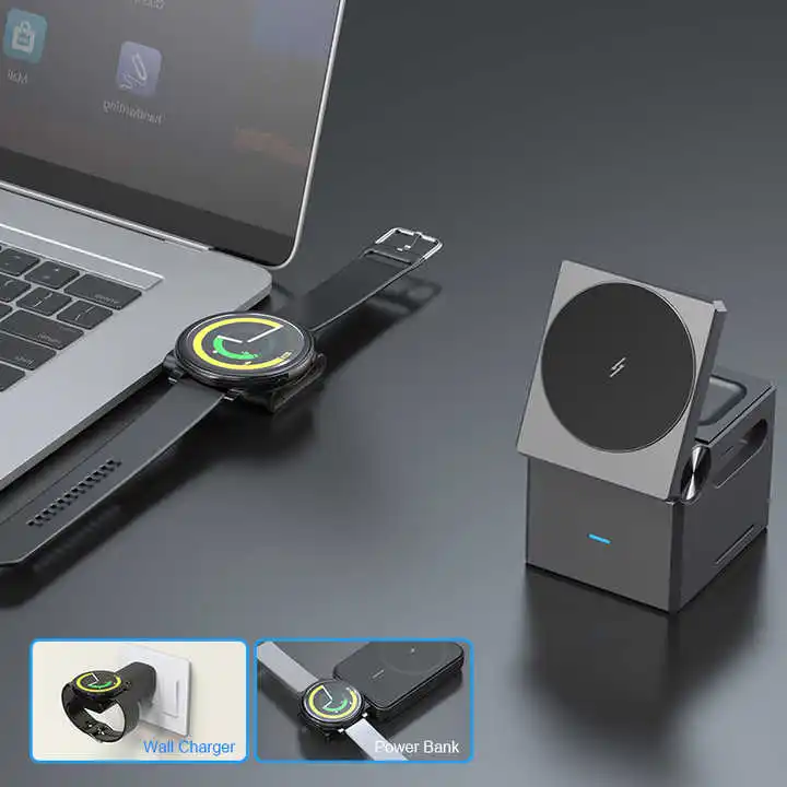 New Design 3 In 1 Magnetic Foldable Universal Charging Station Small ...