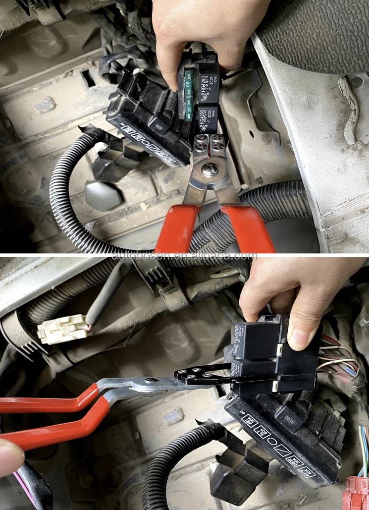 Automotive Relay Clamp Fuse Puller - Efficient Tool