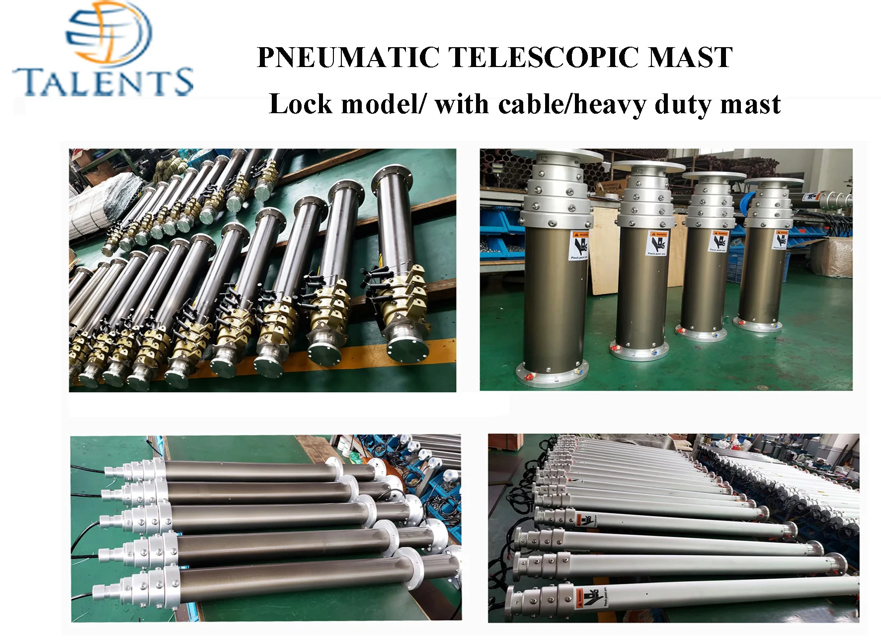 8m Trailer Vehicle Mounted Pneumatic Telescopic Mast Camera Tower - Buy ...