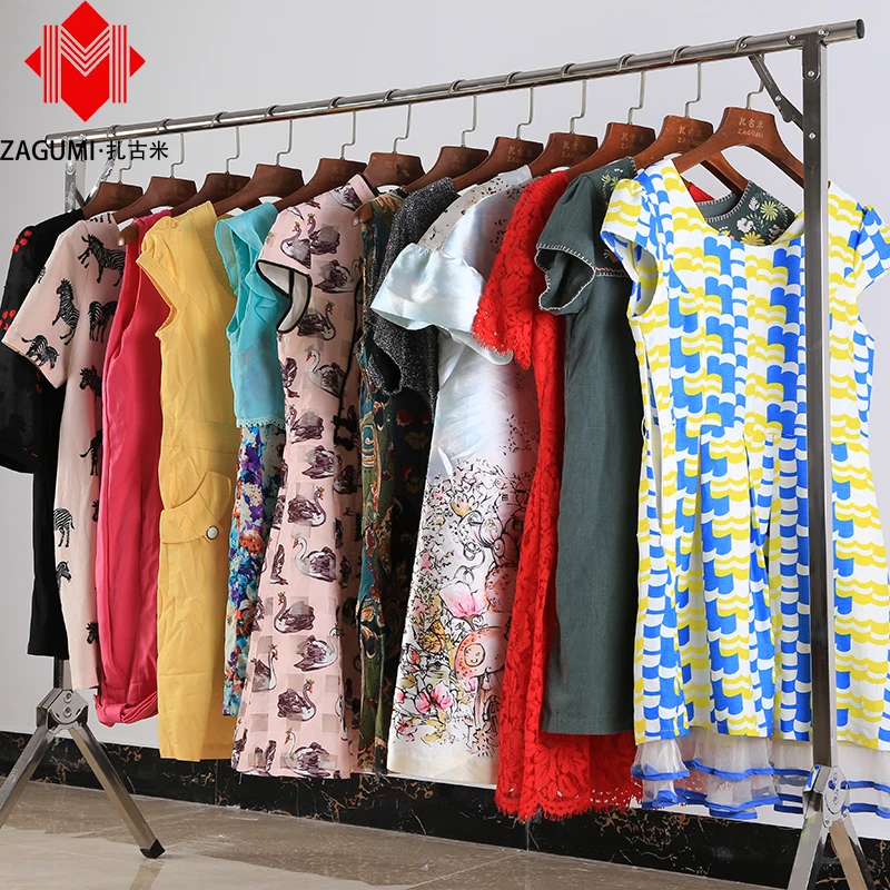 Zagumi Used Luxury Dresses Women Bale Thrift Clothes Branded Vintage ...