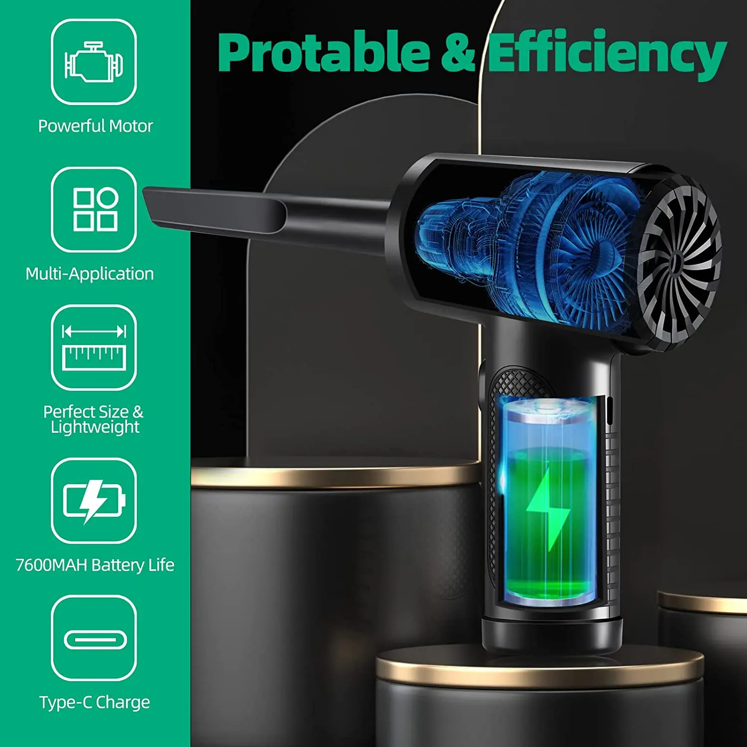 Compressed Spray Gas Cans Rechargeable Compressed Mini Air Duster ...