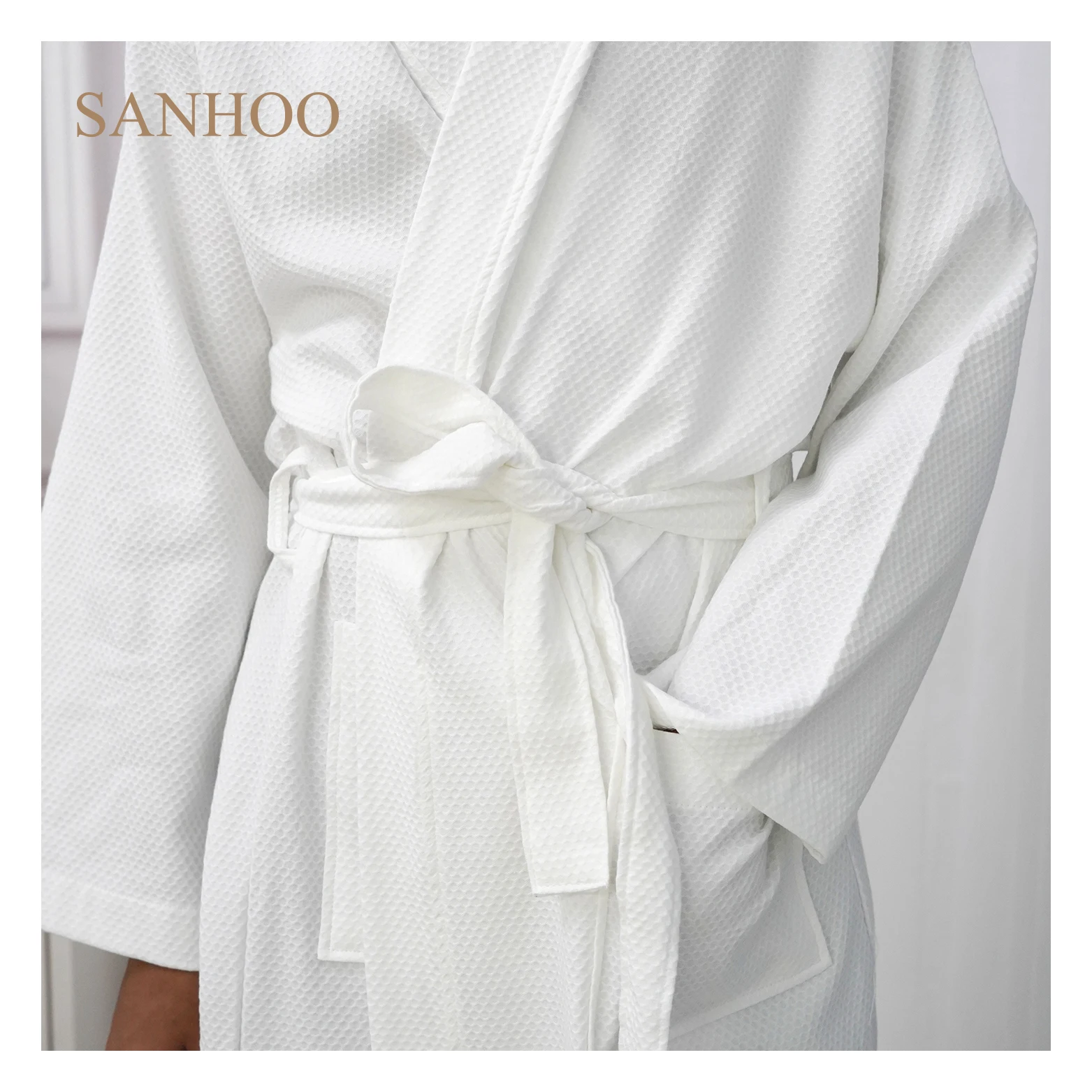 Sanhoo Luxury Star Hotel Spa Unisex Robes Bathrobe Comfortable 100 ...