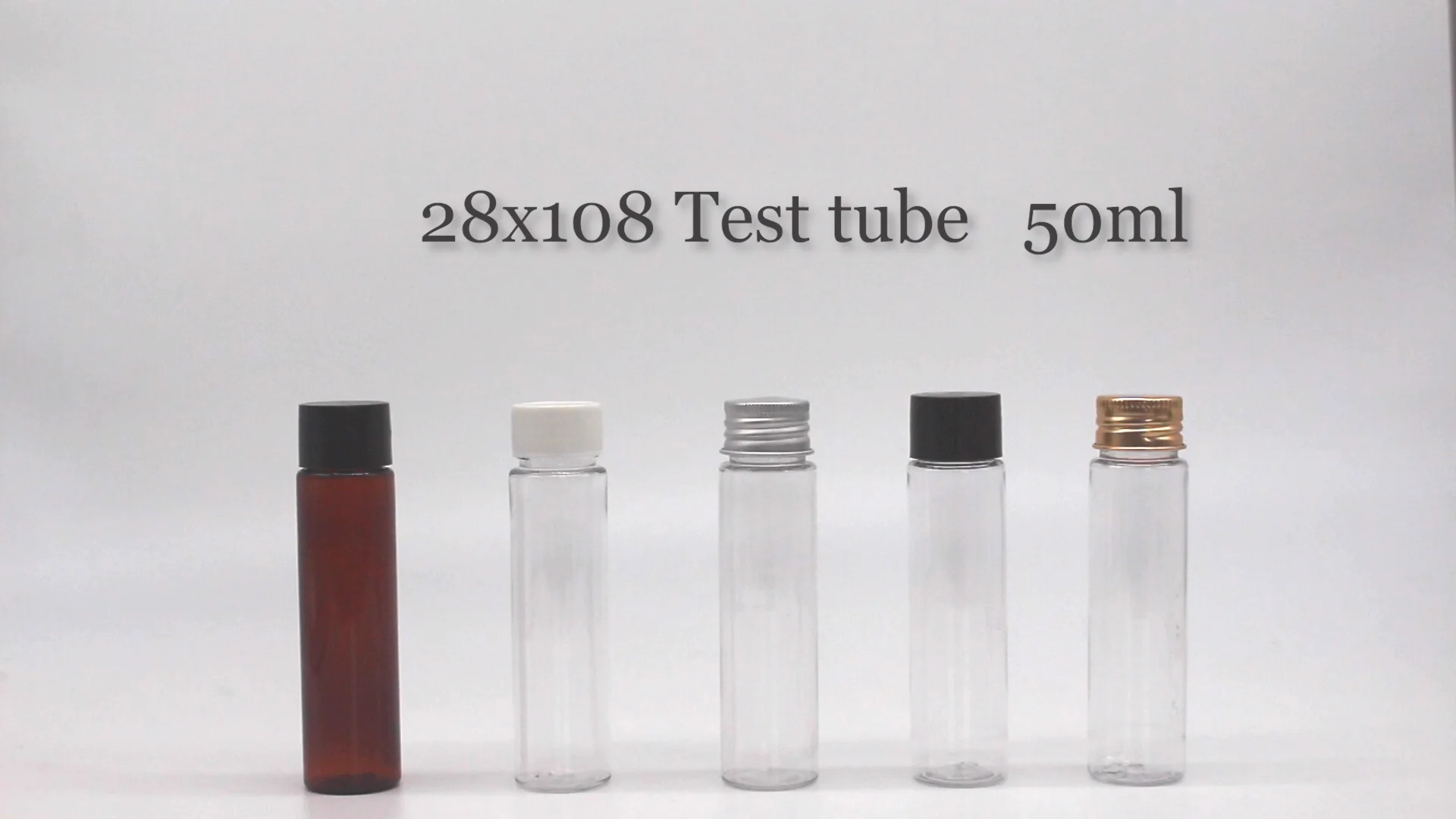 Plastic Test Tubes With Caps (50 Ml) 1.1x4.30 Inches/28x109 Mm Gumball ...