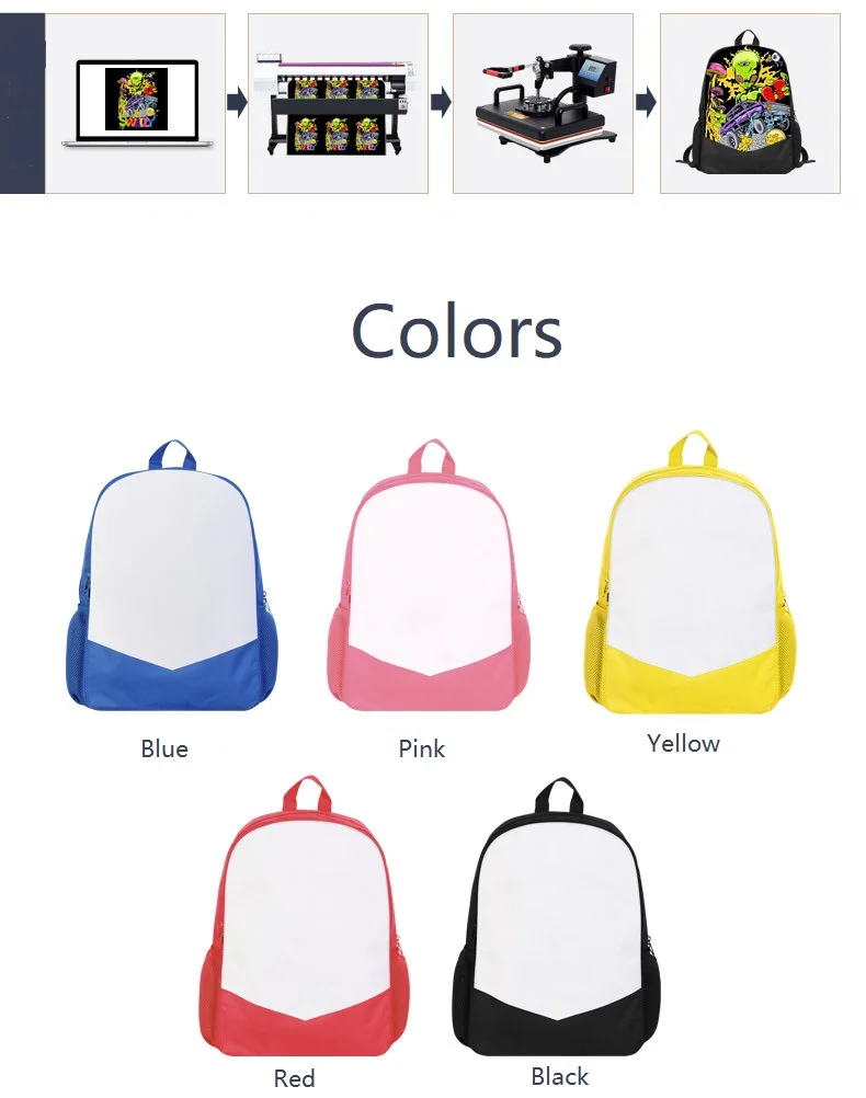 Sublimation School Bag,Sublimation Backpack,Big Size Blank Backpack For ...