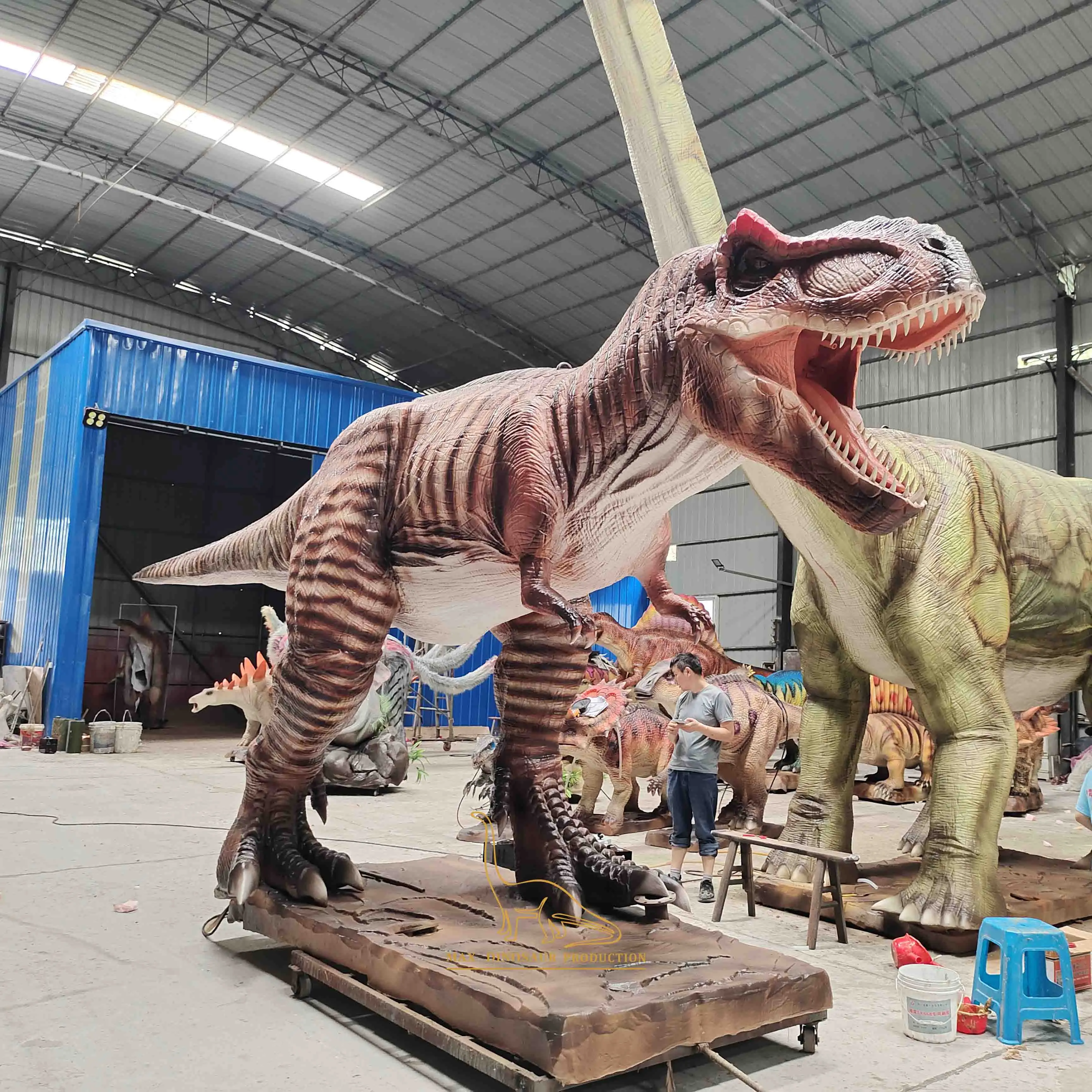 Dinosaur Theme Park Custom Dinosaurio Animatronic Model - Buy Theme ...