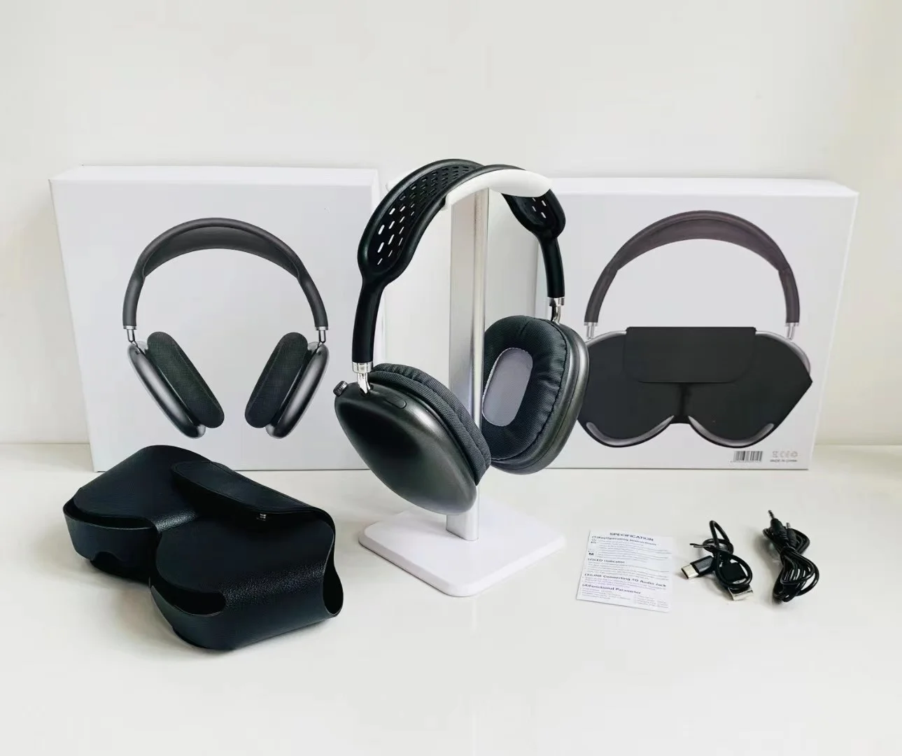 P9 Max Wireless Headphones With Mic Noise Cancelling Stereo Sound ...