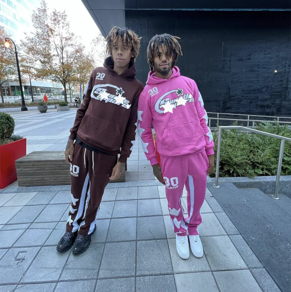 KY Premium Puff-Screen-Printing Custom Sweatpants for Men