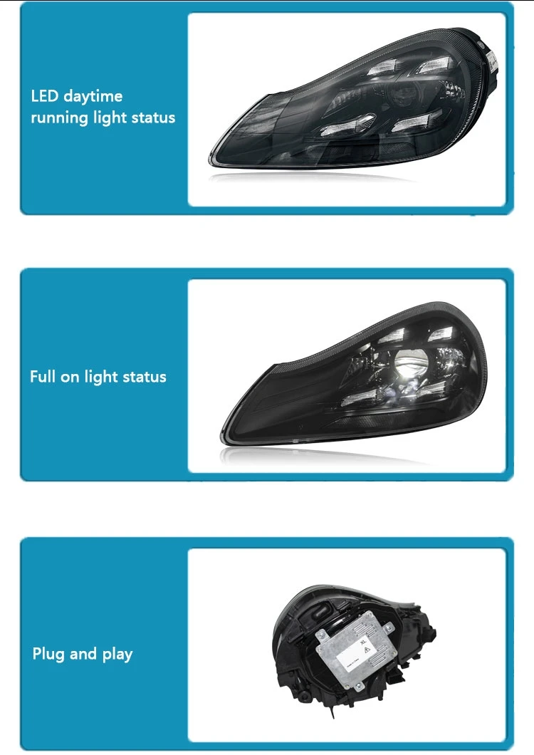 Porsche Cayenne 957 LED Headlights Upgrade - High Quality