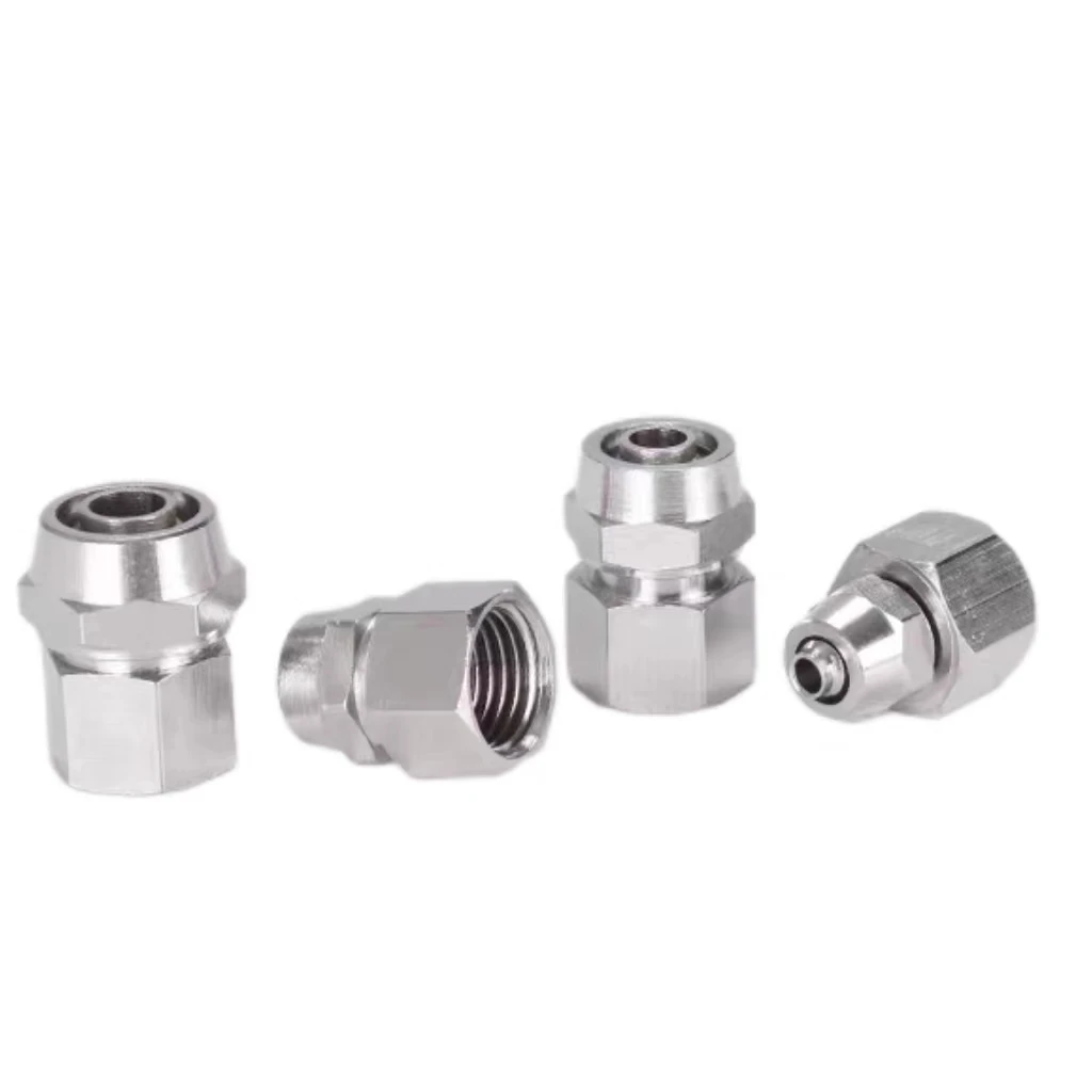 Pcf Female Straight Push In Fitting Pneumatic Quick Connect Air Quick ...