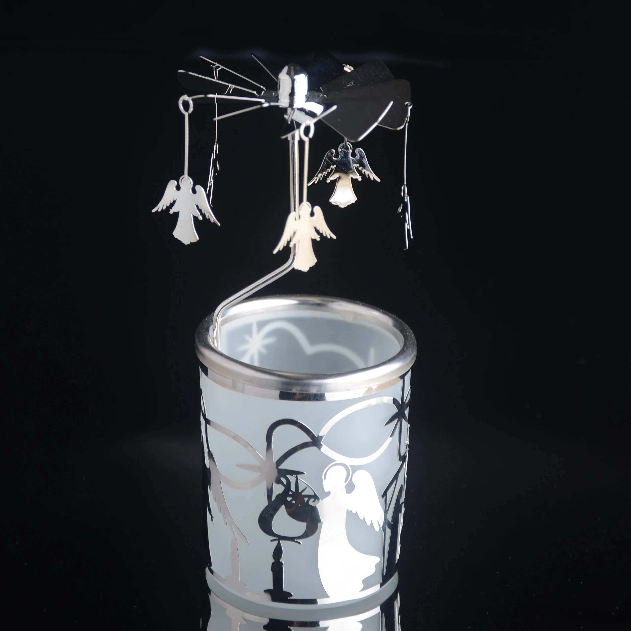Custom Windmill Carousel Candle Tabletop Decor Spinning Candlesticks ...
