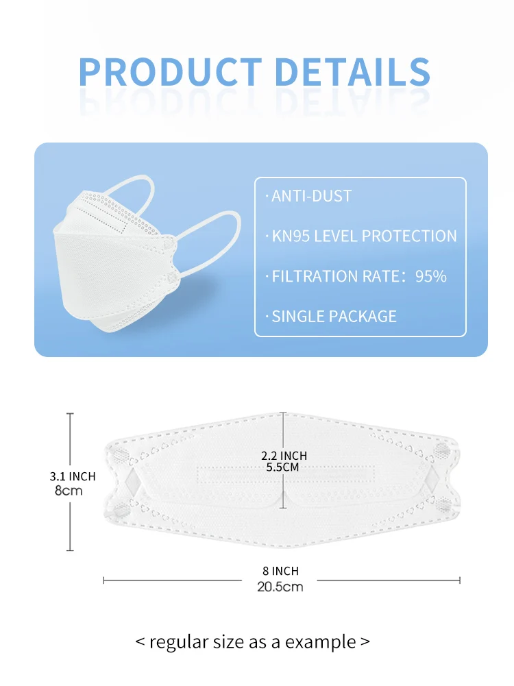 Folding Mascarilla Ffp2 Navy Bluekf 95 Earloop 5 Layer Dust Mask Black Kn95 - Buy Black Kn95,Kn ...
