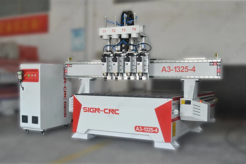 4x8 Ft Automatic 3d Cnc Wood Carving Machine 1325 Wood Working Cnc ...