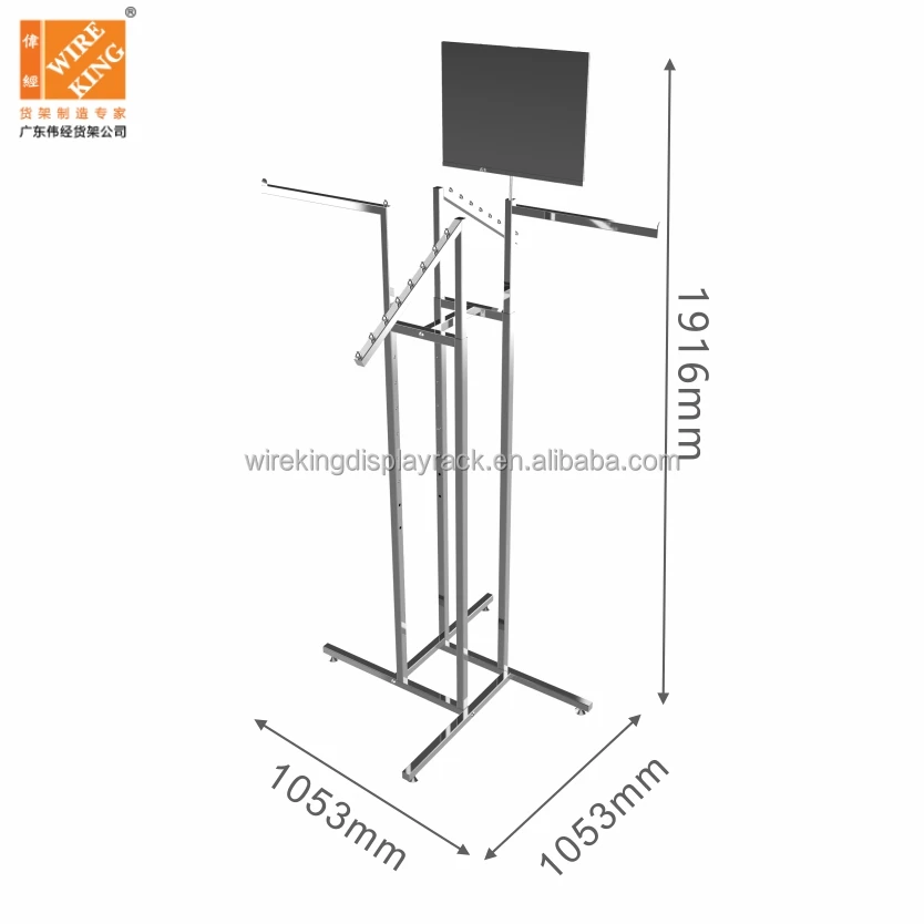 Customized Design Clothes Display Racks Clothing Display Rack Skirt T ...