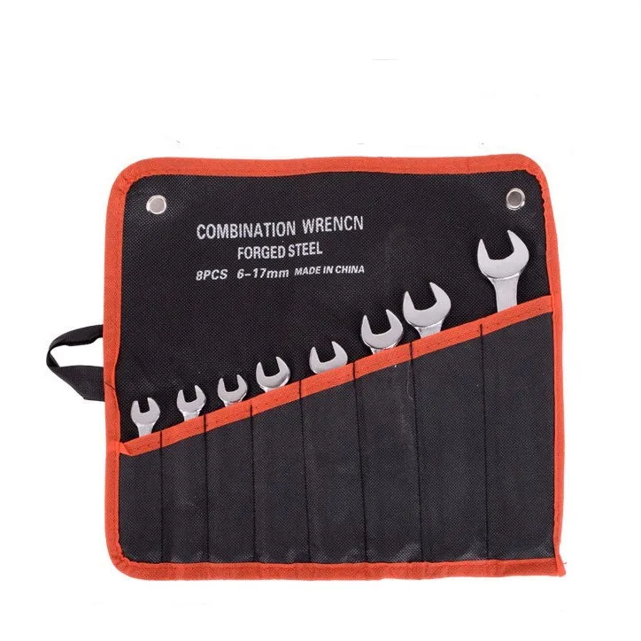 Combination Spanner Fixed Head Spanner Set With Wrench Storage Bag ...