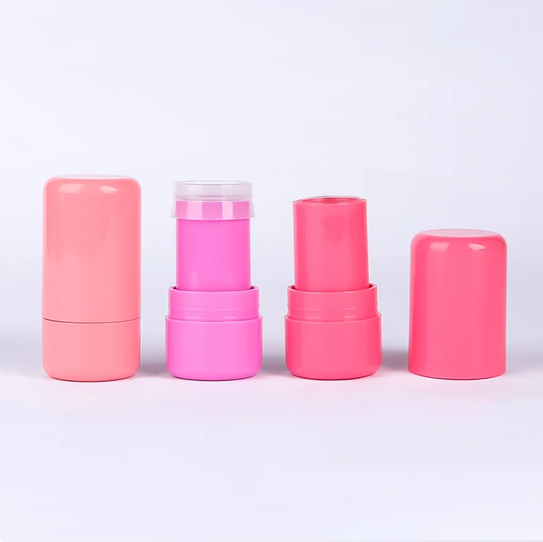 Round Shape Highlight Blusher Container Lip Balm Foundation Stick ...