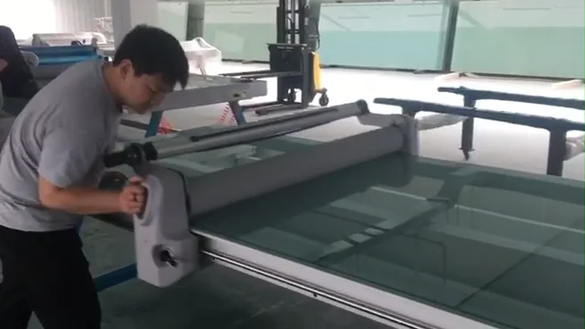 Fayon Fy1350 Industrial Flatbed Laminating Machine Advertising Work Table Full Automatic ...