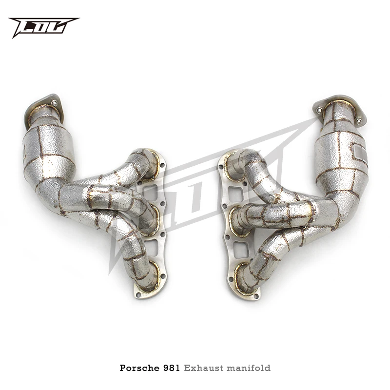 COC Racing Engine Exhaust Manifold Dowmpipe for PORSCHE CAYMAN 981 987 ...