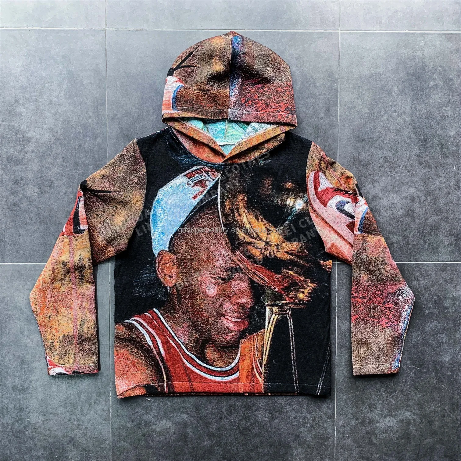 Custom Tapestry Crew Necks Men's Sweater Tapestry Hoodie All Plus Sizes ...