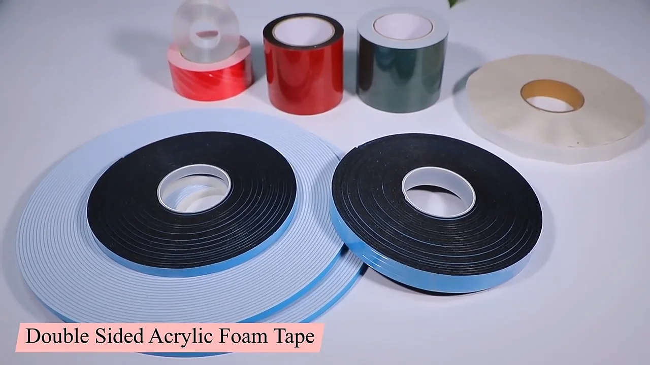 Strong Sponge Double-sided Adhesive White Paper Black High Viscosity ...