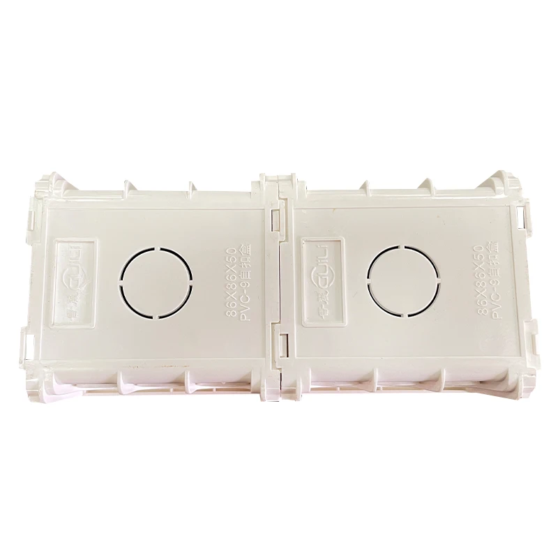 Universal Plastic Enclosure Socket Back Box Outlet Wall Mounting ...