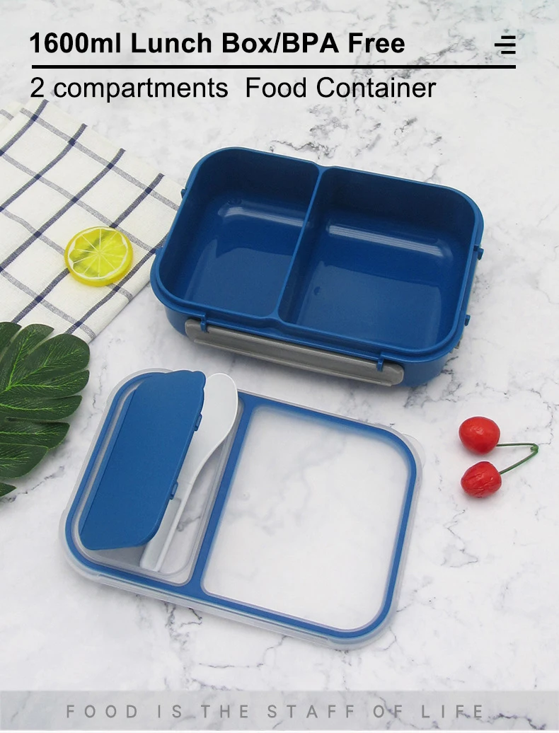 Factory Warehouse Lunch Box El Plastico 1600 Ml Fiambrera De Gran ...