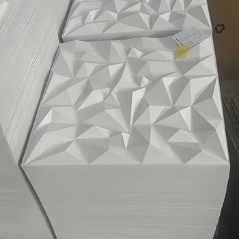 Art3d Textures 3d Wall Panels White Diamond Design 3d Panel Wall - Buy ...