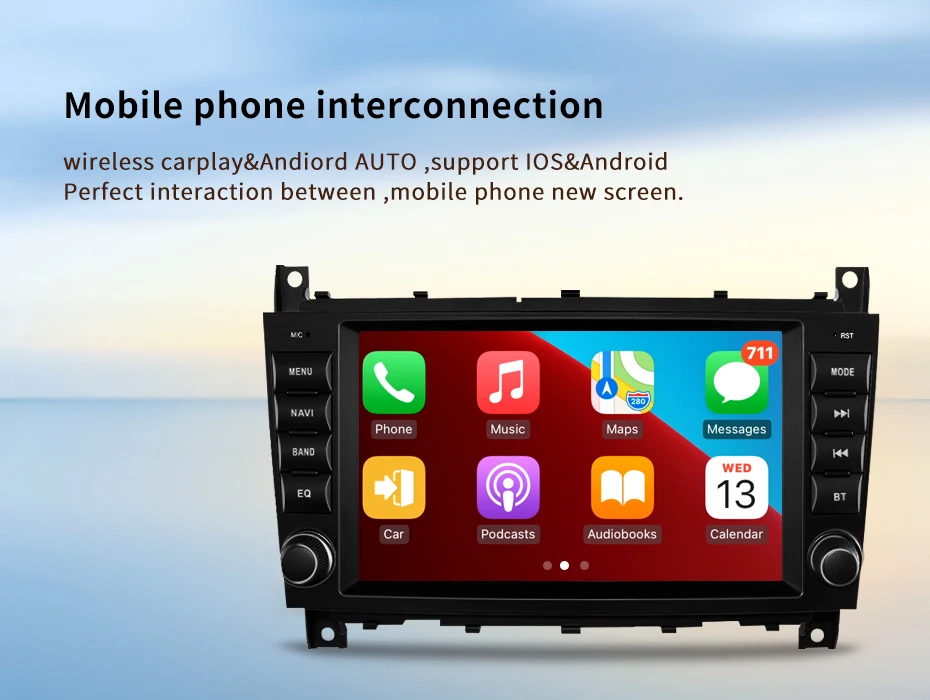 8" Android Auto Carplay Car Multimedia Video Players Radio Bluetooth ...