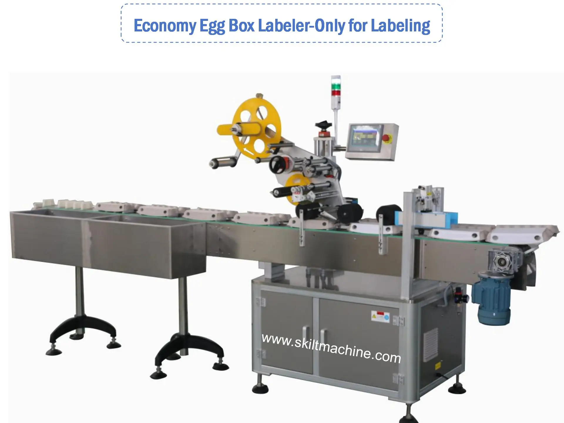 SKILT Auto Sticker Egg Carton Labeling Machine - 23 Years Experience