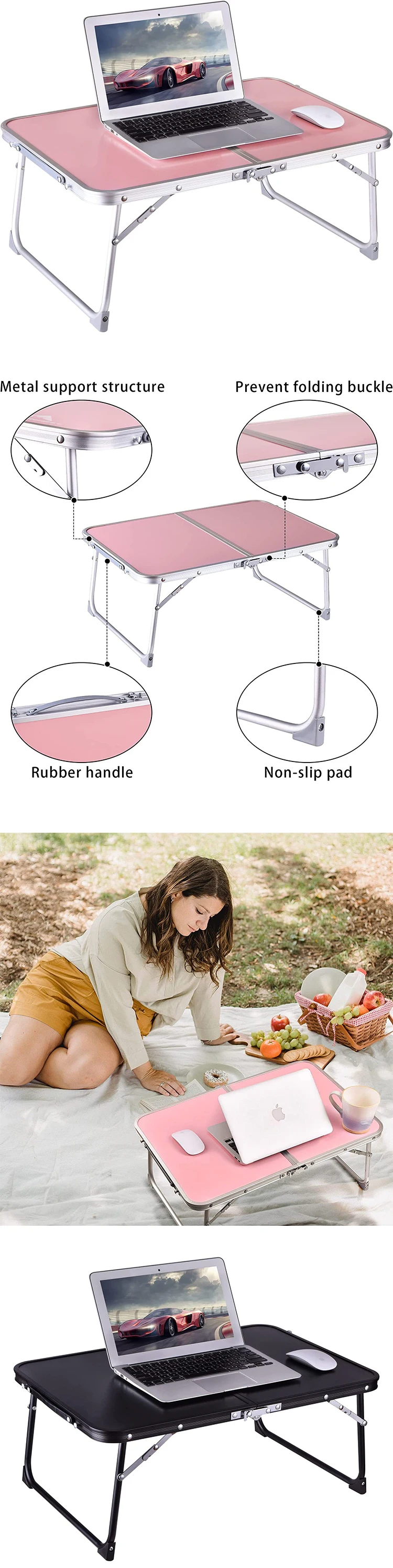 23.6inches Smarty Small Folding Table For Picnic,60*40cm Diner Foldable ...