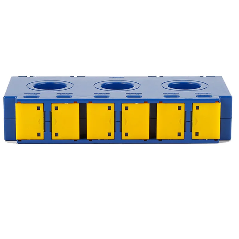 100A 200A 3 Phase Adjustable Current Transforme 3 in 1 Din Rail Current ...