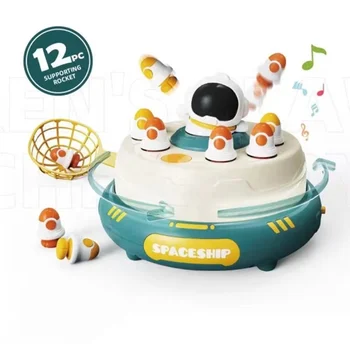 Flying Disc Launcher Family Games,Electric Rotating Random Launch ...