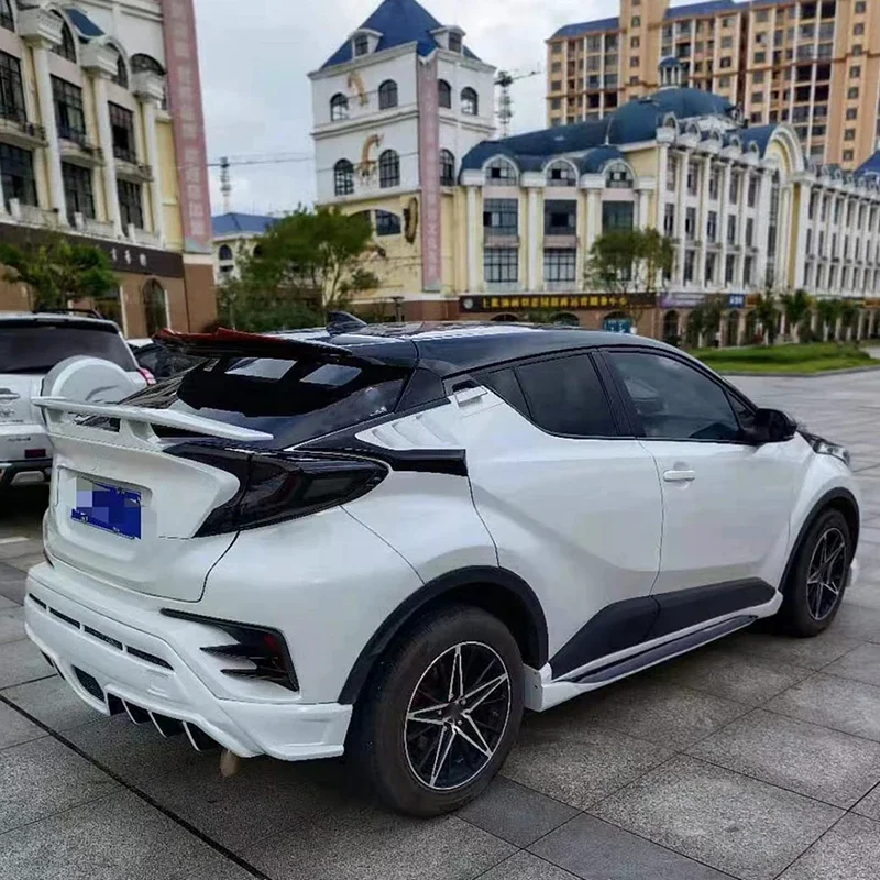 Rear Trunk Lid Spoiler Wings Body Kit for Toyota CHR 2018 2019 2020 ...