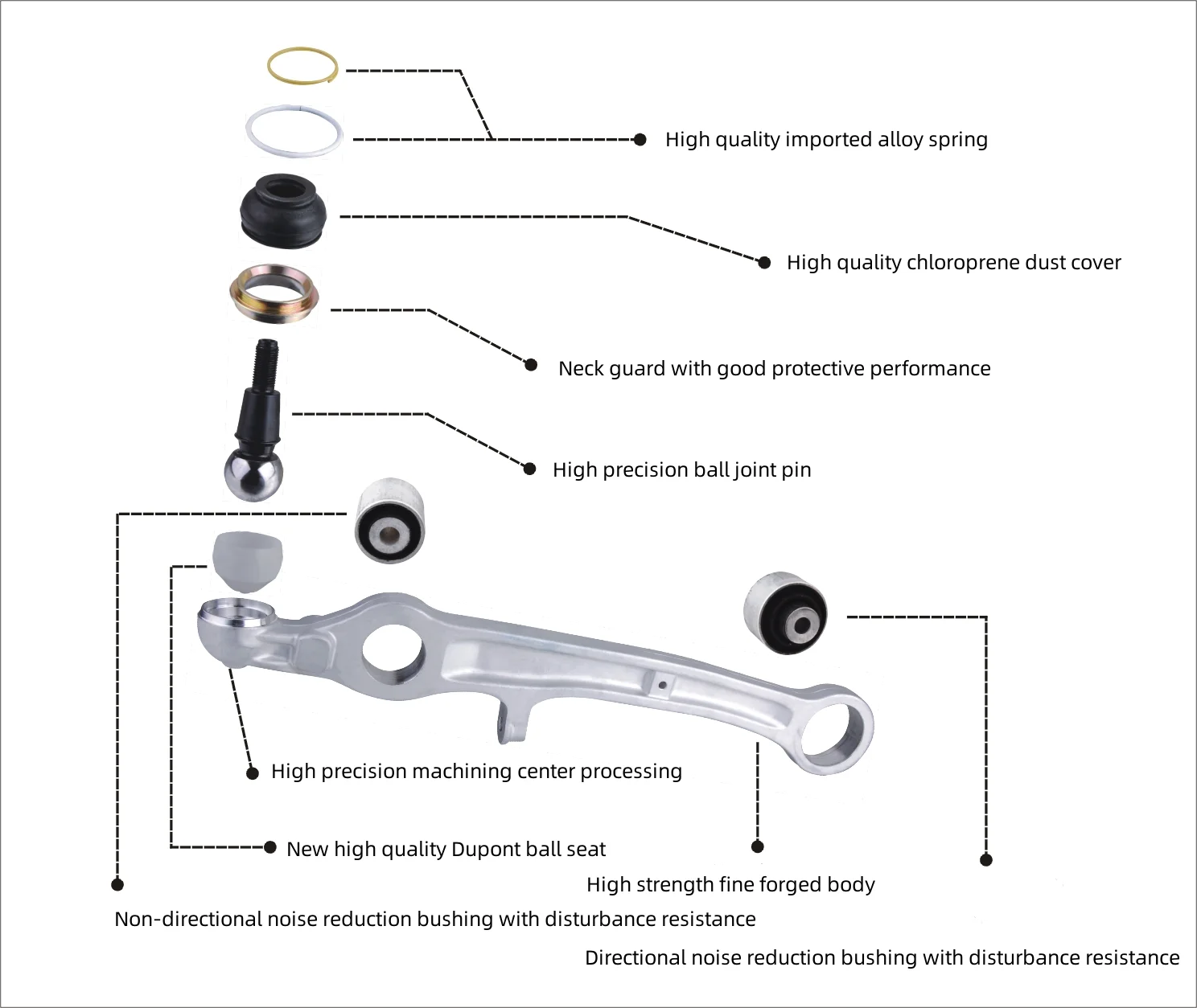 Atman Genuine Auto Suspension Parts Stabilizer Link 191411315 ...