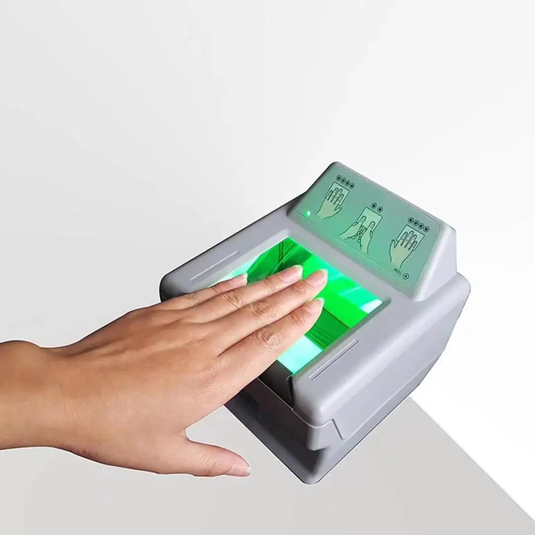 Greenbit FBI Dual Fingerprint Scanner - Portable 442 Fingerprint Reader ...