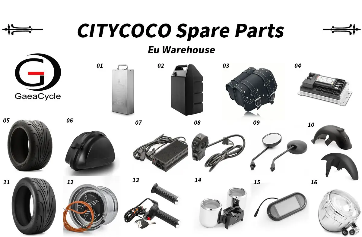 Citycoco Tires - Durable Electric Chopper Scooter Parts
