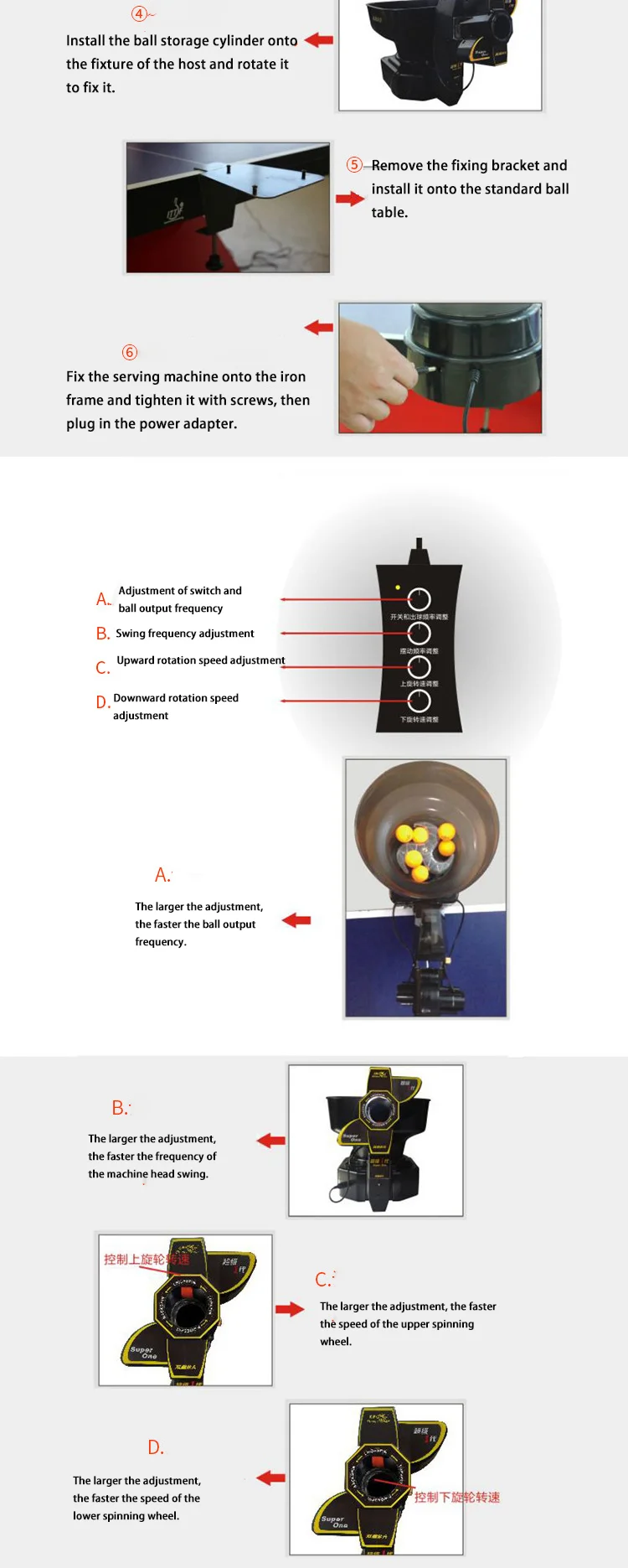 Double Fish Automatic Table Tennis Machine Super Ball Machine I Table ...