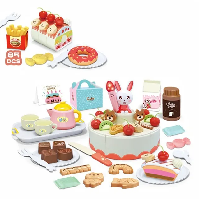 Jinming 2025 Children pretend role play simulation kitchen cutting ...