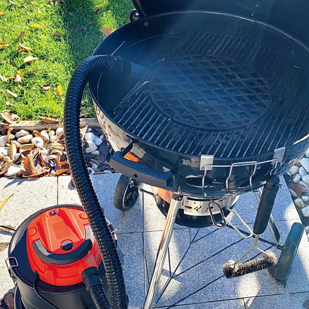 Jienuo 20l Semi-auto Filter Clean Ash Vacuum Cleaner For Fireside And Bbq With Blowing Function ...