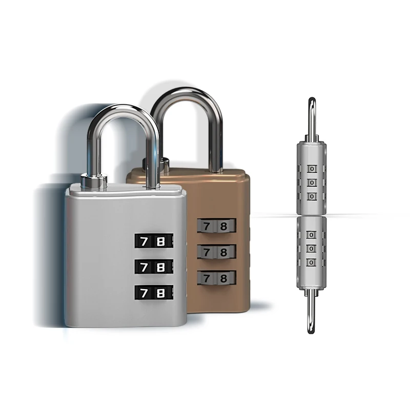 Customizable Lock 3 Digit Combination Locks 24N Candado for Backpack ...