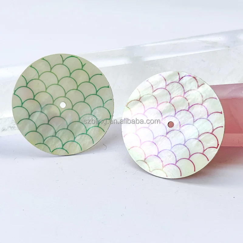 Fish Scale Pattern Mother of Pearl Dials Gemstone Dials Custom Made for ...
