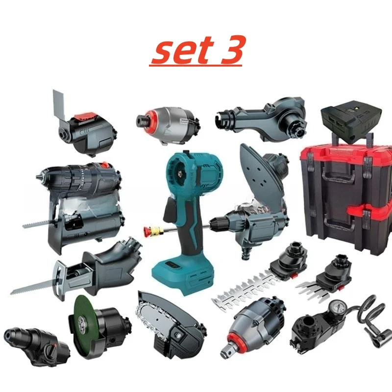All-in-one Power Tools Set Combo - Multi Function Electrical Tools
