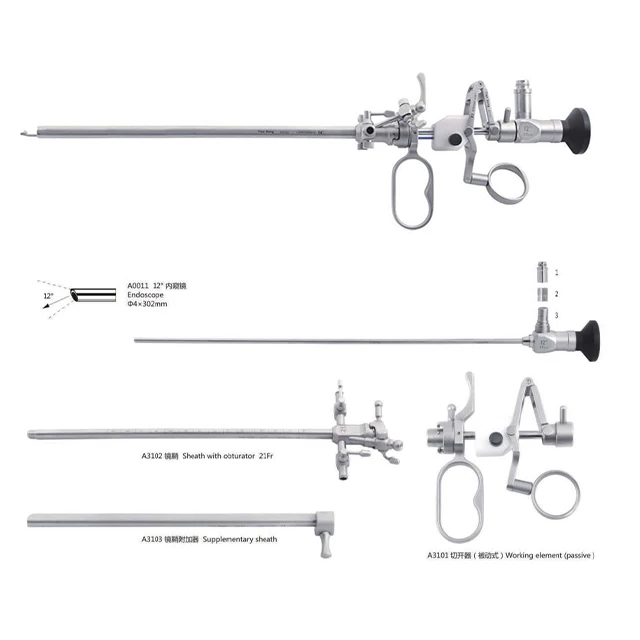 Endoscope Urology Instruments Urethrotomy Set Lockable - Buy Urology ...