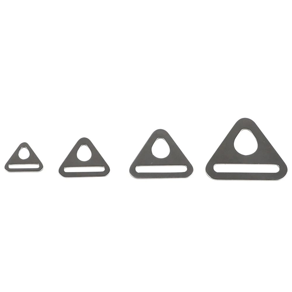 15mm 20mm 25mm 32mm Stainless Steel Metal Triangle Webbing Belt Buckles ...